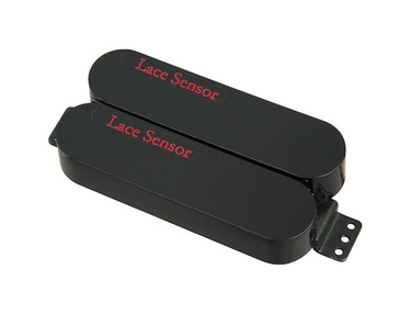 Lace Sensor Red-Red Dually Humbucker Pickup Black | Equipboard