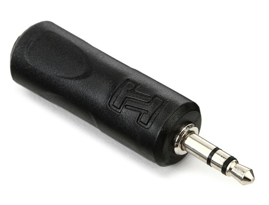 Hosa GMP-112 3.5mm TRS Male to 1/4 inch TRS Female to 3.5mm TRS Male ...