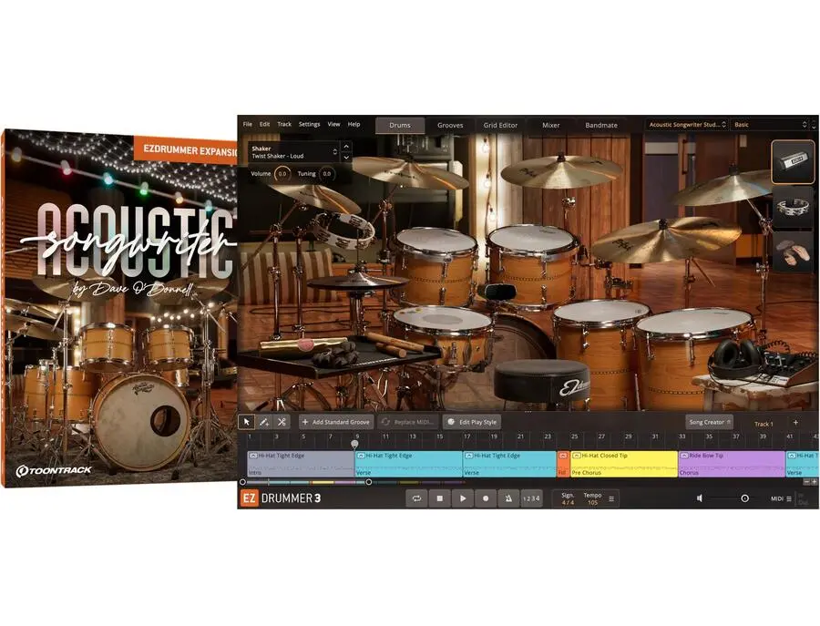 Toontrack Acoustic Songwriter EZX EZdrummer Expansion Pack - What To ...