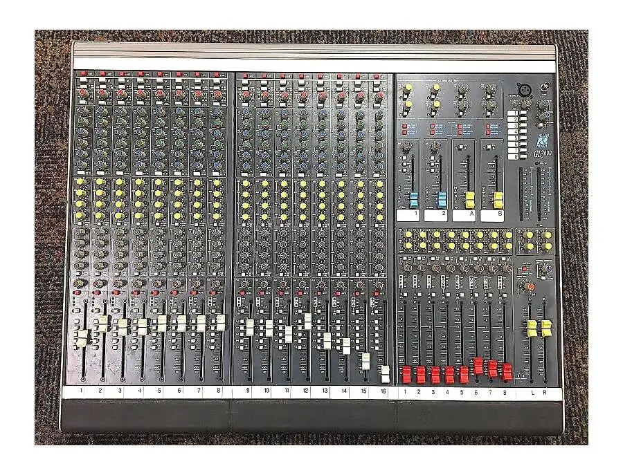 Allen & Heath GL3000-816 8-Group 16-Channel Mixing Console - What To ...