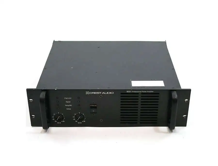 Crest Audio 8001 2800-Watt Power Amplifier - What To Know & Where To ...