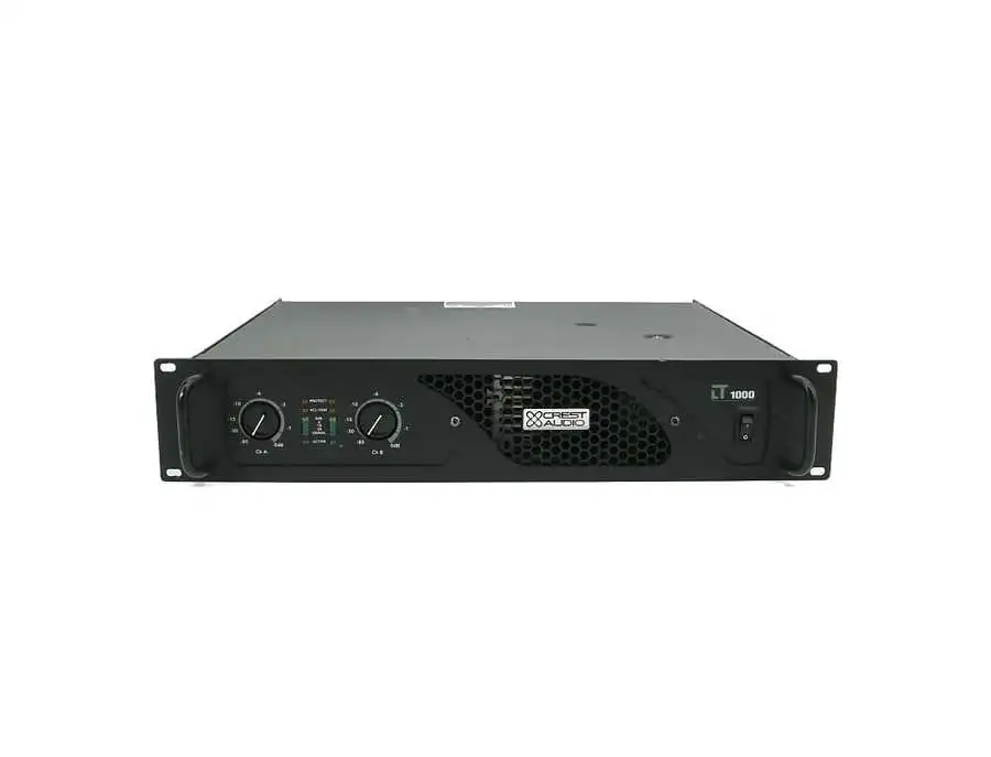 Crest Audio LT1000 1300-Watt Power Amplifier - What To Know & Where To ...