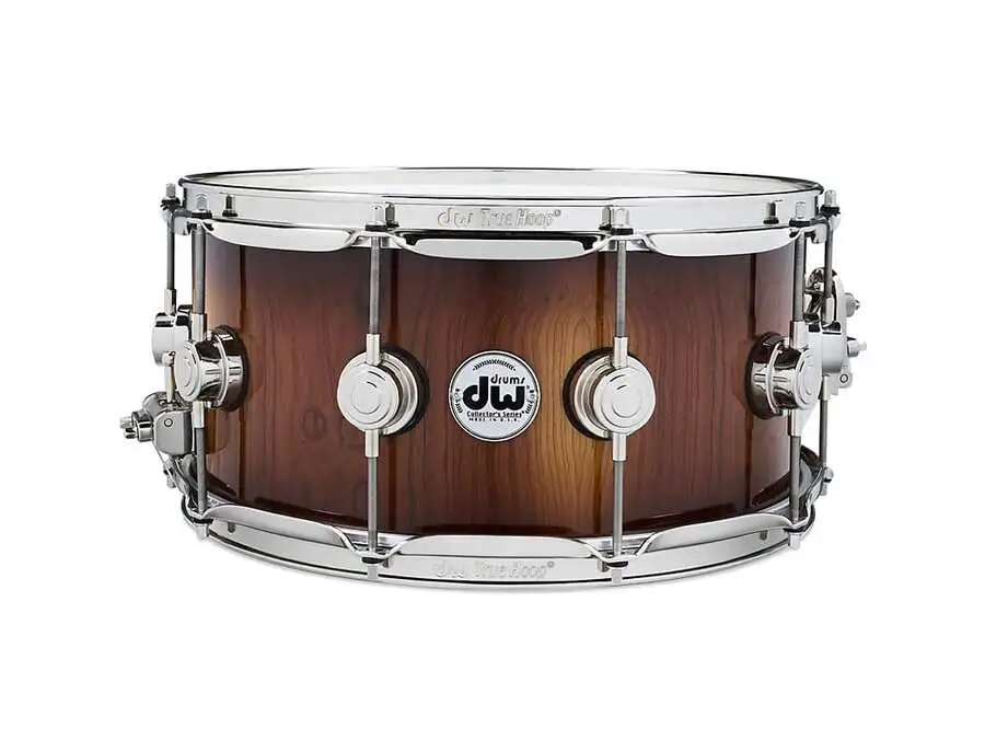 DW DIDSDWALMON6514 Collector's Series Pure Almond 6.5x14" Snare Drum ...