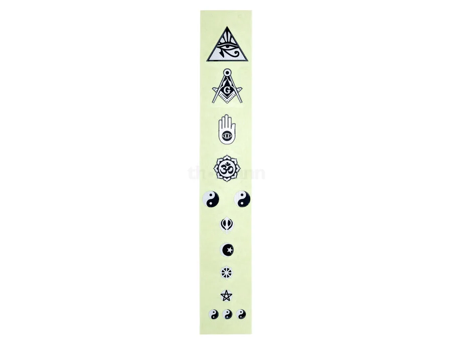 Jockomo Religion Symbols Fret Markers - What To Know & Where To Buy ...