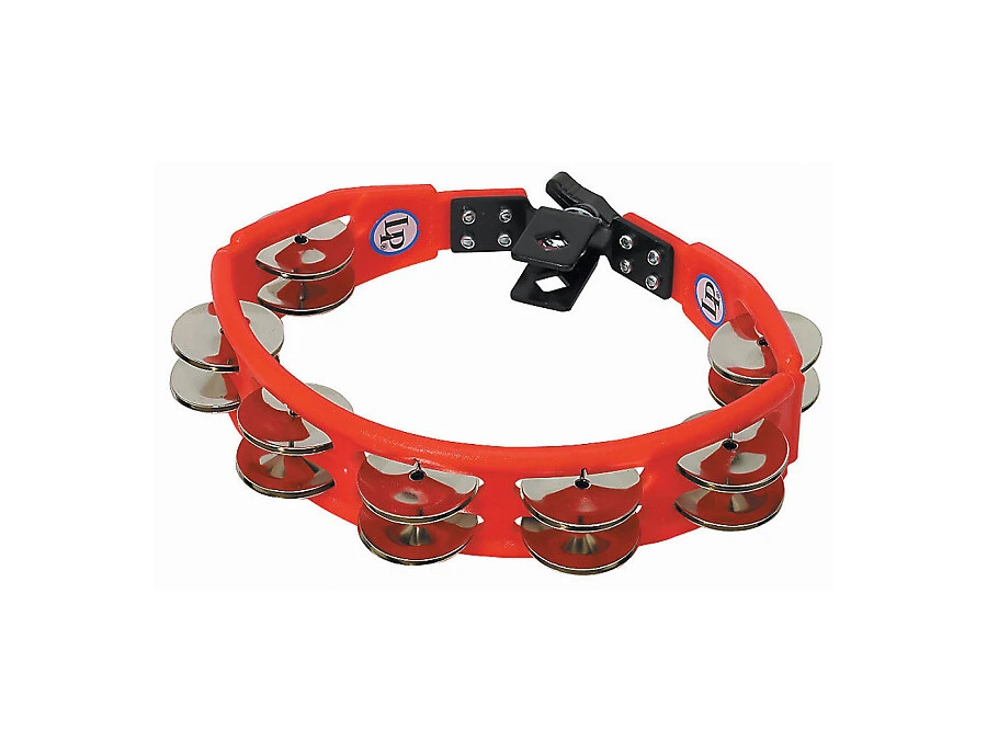 LP LP161 Cyclops Mountable Tambourine w/ Double Row Steel Jingles ...