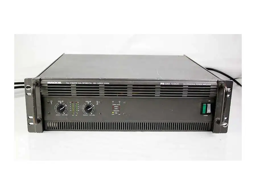 Mackie M2600 FR Series 2-Channel Power Amplifier - What To Know & Where ...