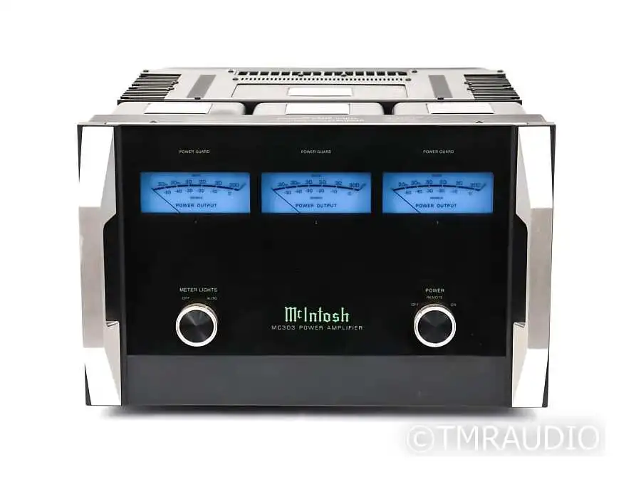 McIntosh MC303 300-Watt 3-Channel Solid State Power Amplifier - What To ...