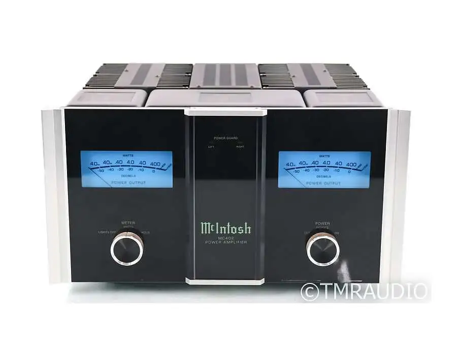 McIntosh MC402 400-Watt Stereo Solid State Power Amplifier - What To ...