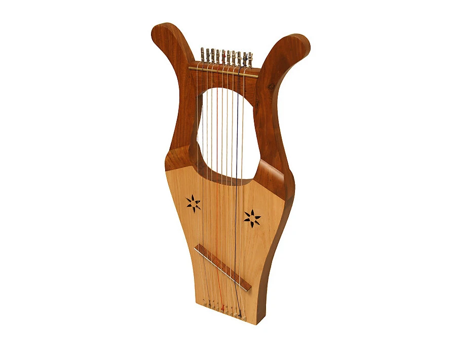 Mid East HKNA-L 27" 10-String Kinnor Harp - What To Know & Where To Buy ...