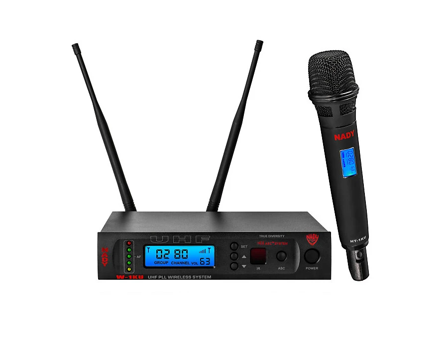Nady W-1KU HT True Diversity 1000-Channel Handheld Wireless Microphone ...