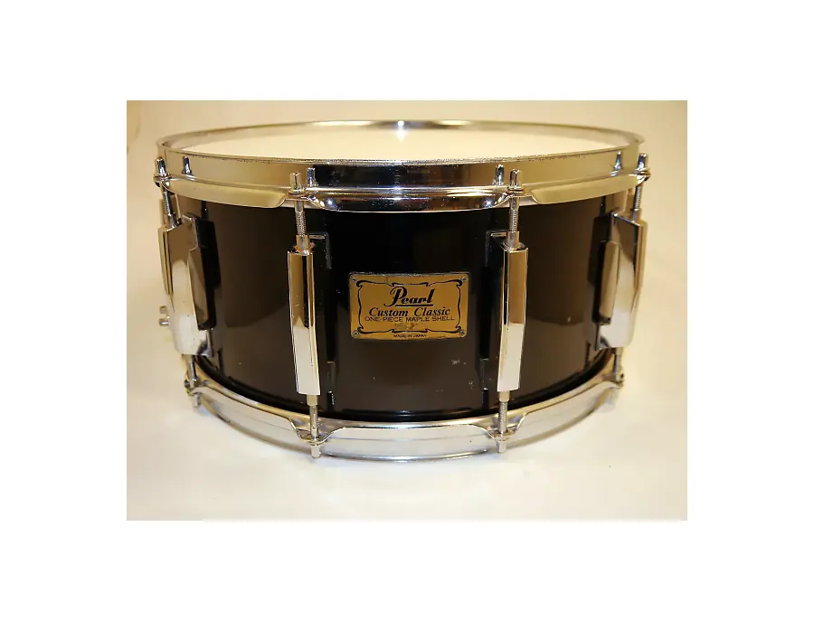 Pearl Custom Classic 6.5x14" One-Piece Solid Maple Snare Drum 1990s ...
