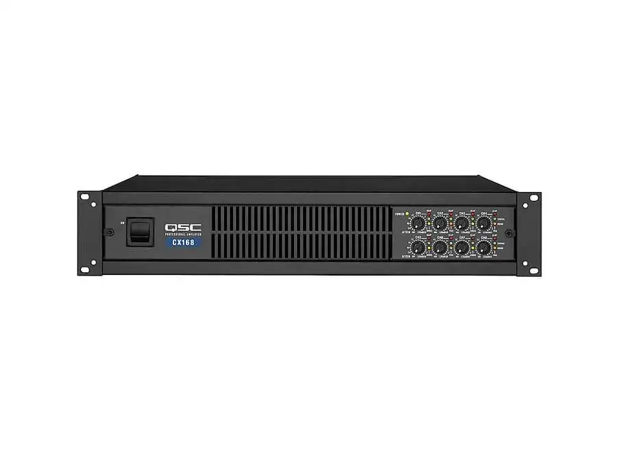 QSC CX168 8-Channel Commercial Power Amplifier - What To Know & Where ...
