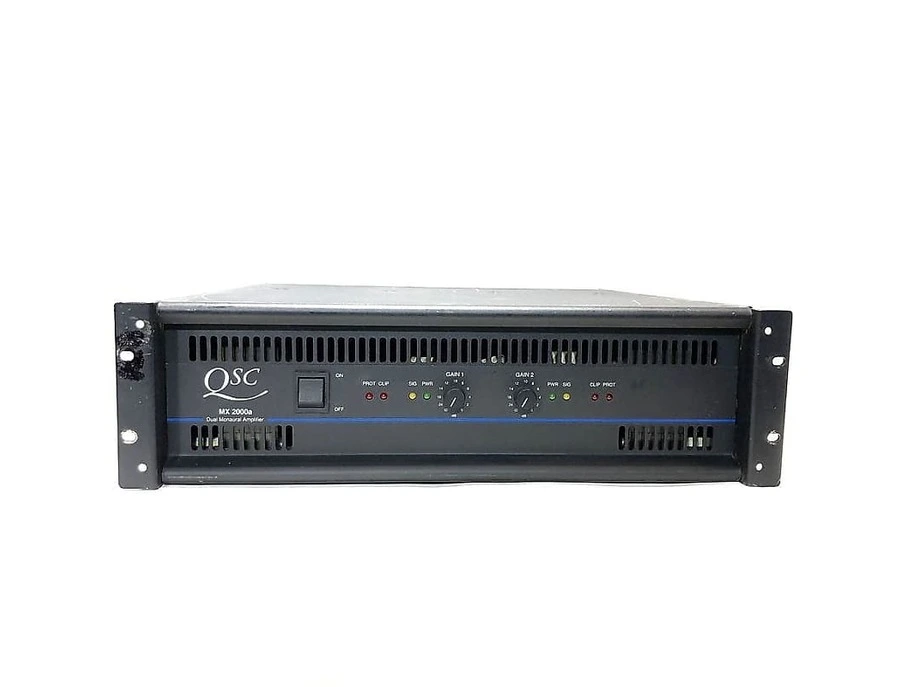 QSC MX2000a Dual Monaural Power Amplifier - What To Know & Where To Buy ...