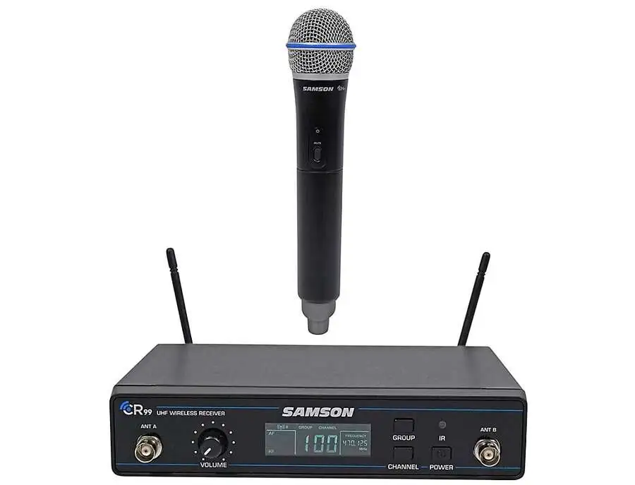 Samson Concert 99 Frequency-Agile UHF Wireless Handheld Mic System - K ...