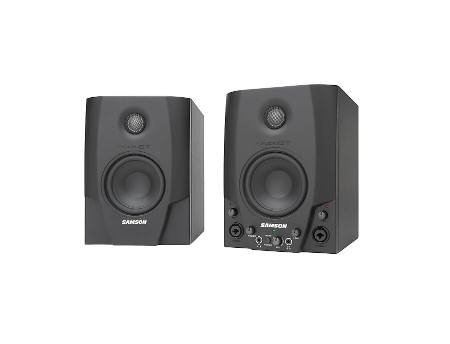 Samson Studio GT Active Studio Monitors w/ USB Audio Interface (Pair ...