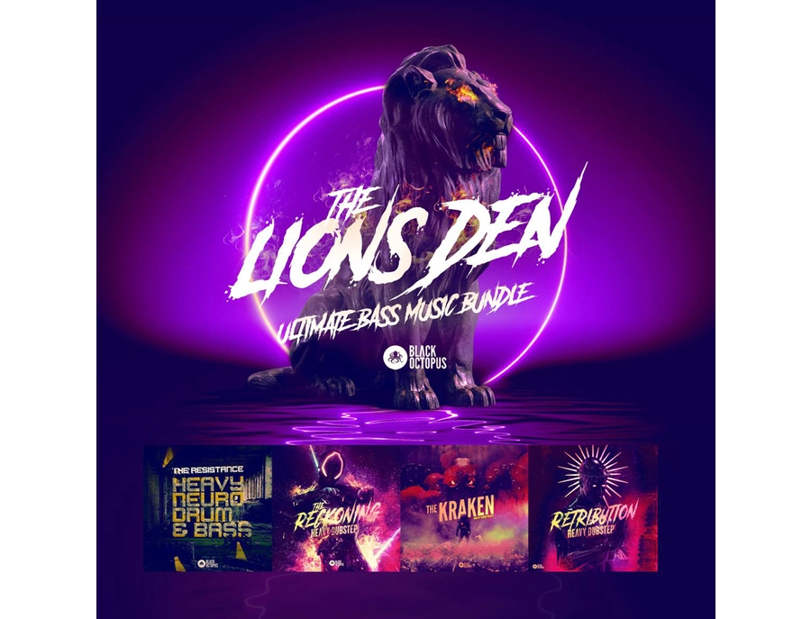 Black Octopus The Lionâ s Den - Ultimate Bass Music Bundle - What To ...