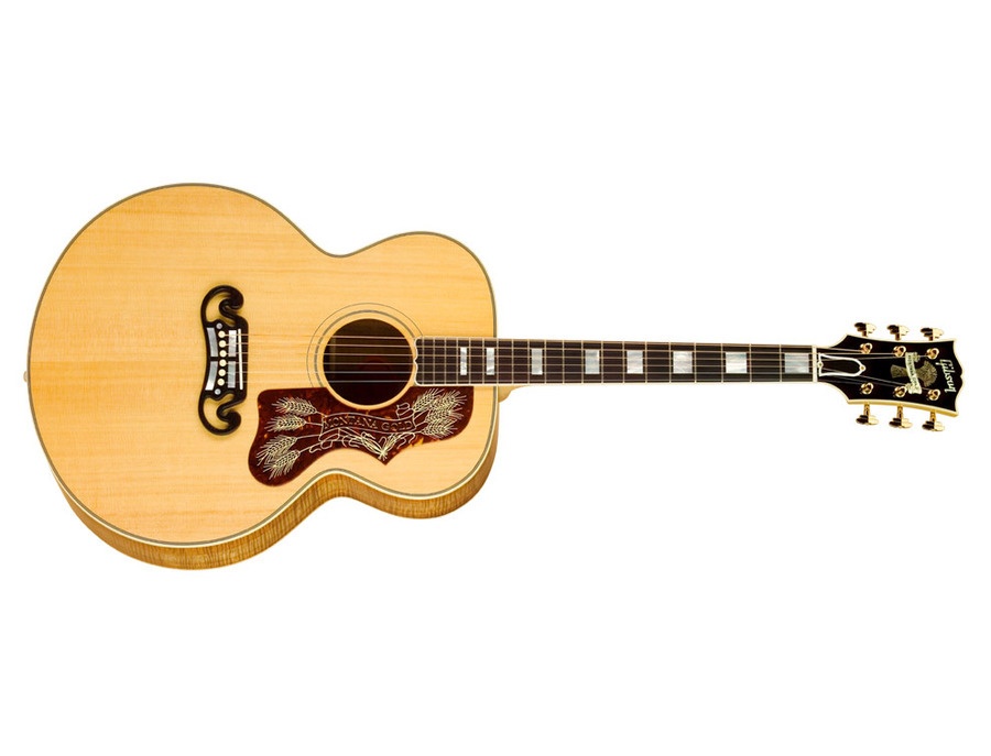 Gibson Montana Gold Flame Maple Acoustic Guitar Reviews & Prices ...