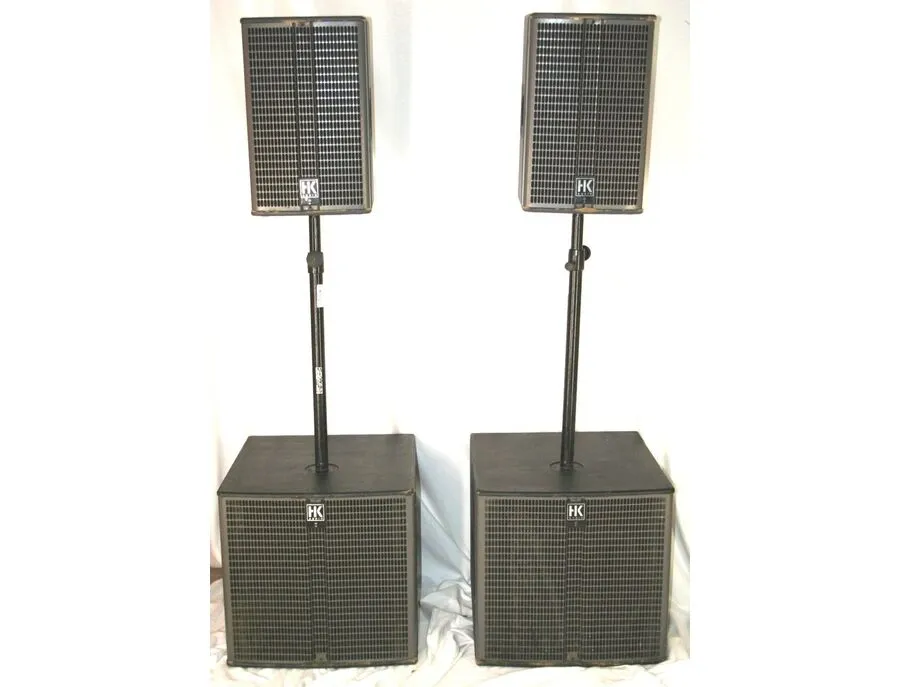 HK Audio Linear 3 Lautsprecher Set: 2 x Bass und 2 x Top passiv - What ...