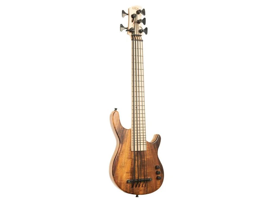 Kala UBASS-5KOA-FS-M Koa 5 String Fretted California U•BASS - What To ...