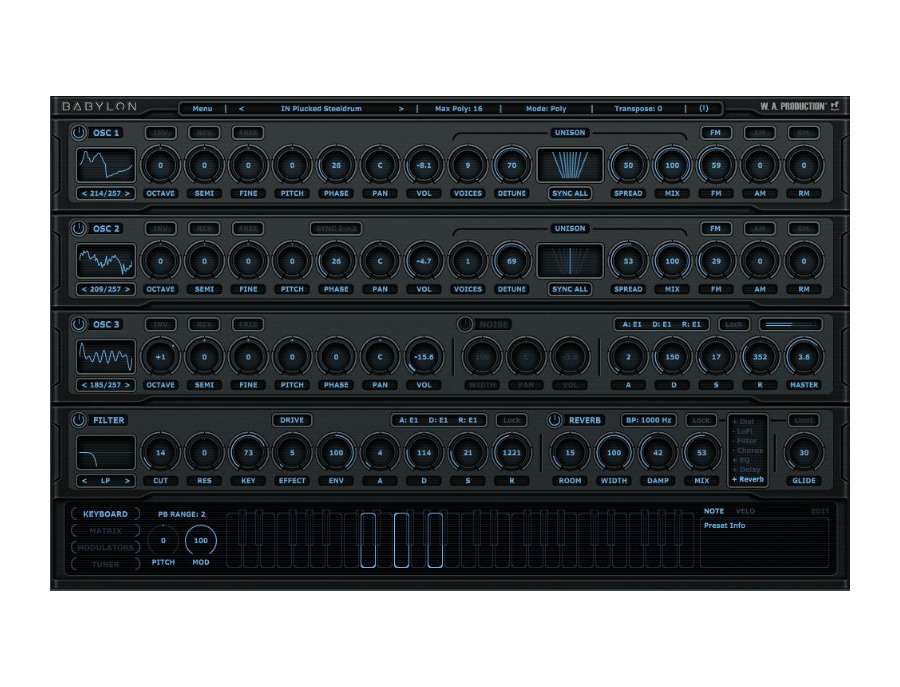 W.A. Production Babylon 1 - What To Know & Where To Buy | Equipboard