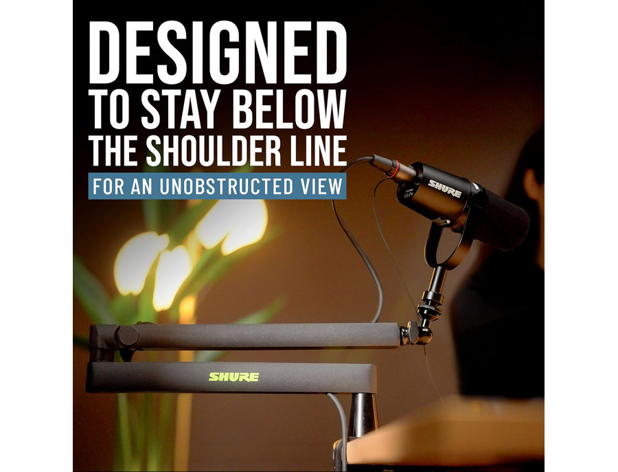 Shure by Gator SH-BROADCAST2 Low-profile Desk Mic Boom Stand - What To ...