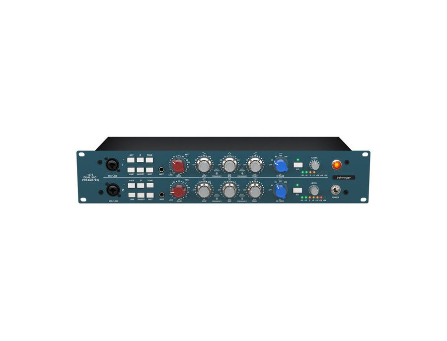 Behringer 1273 2-channel Microphone Preamplifier and Equalizer - What ...