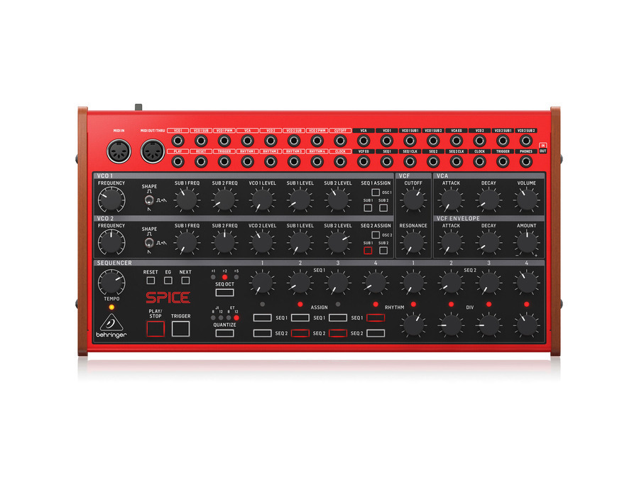 Behringer Spice Analog Semi-modular Polyrhythmic Synthesizer - What To ...