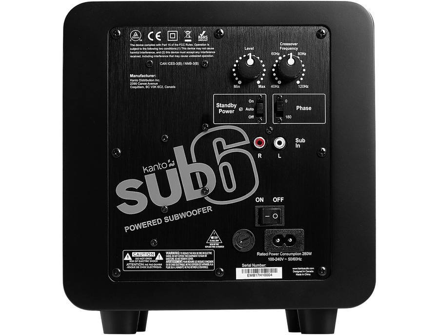 Kanto Audio Sub 6 Powered Subwoofer - What To Know & Where To Buy ...