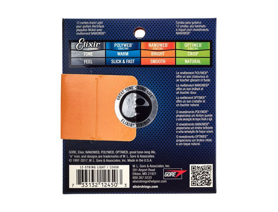 Elixir 12450 Nanoweb 12 String - What To Know & Where To Buy | Equipboard