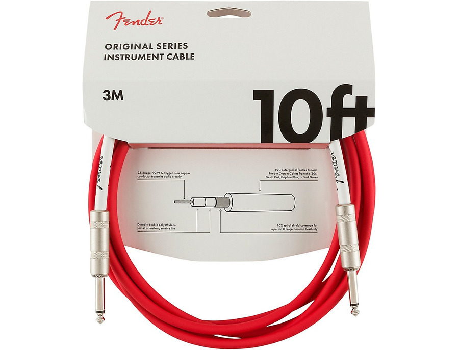 Fender Original Series Straight To Straight Instrument Cable 10 Ft ...