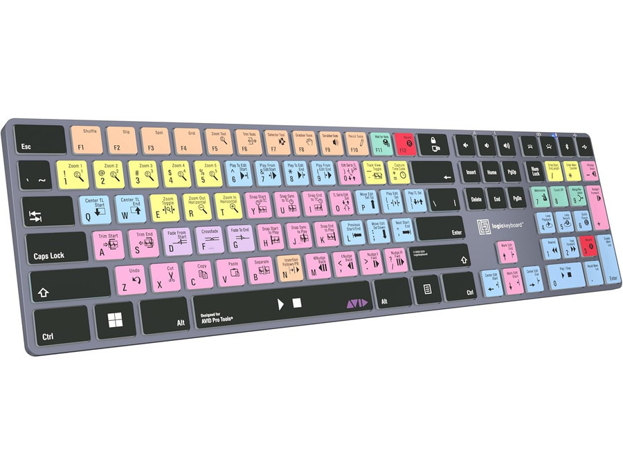 LogicKeyboard Titan Wireless Backlit Keyboard for Avid Pro Tools - What ...