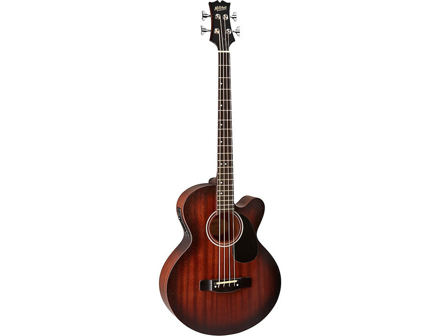 Mitchell T239B-CE-BST Terra Acoustic-Electric Bass Guitar Edge Burst ...