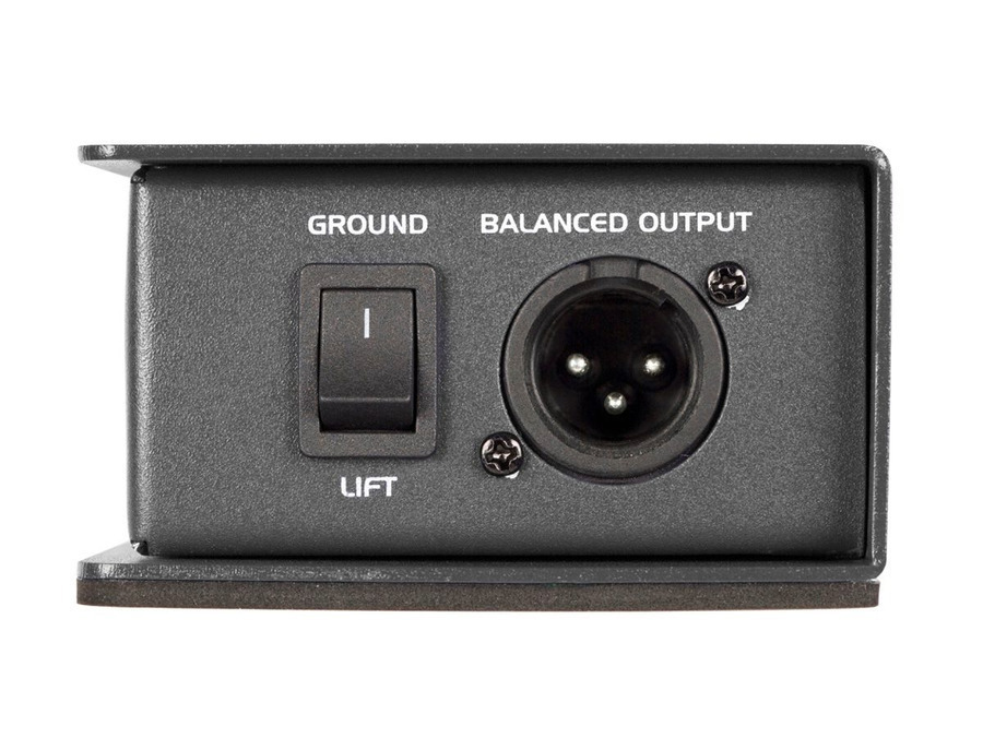 Passive Di direct box 1/4" instrument to balanced & unbalanced XLR ...