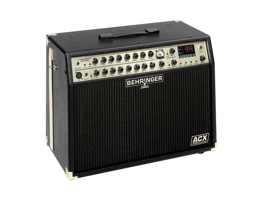 Behringer Ultracostic ACX1000 2x60W Acoustic Amp - What To Know & Where ...