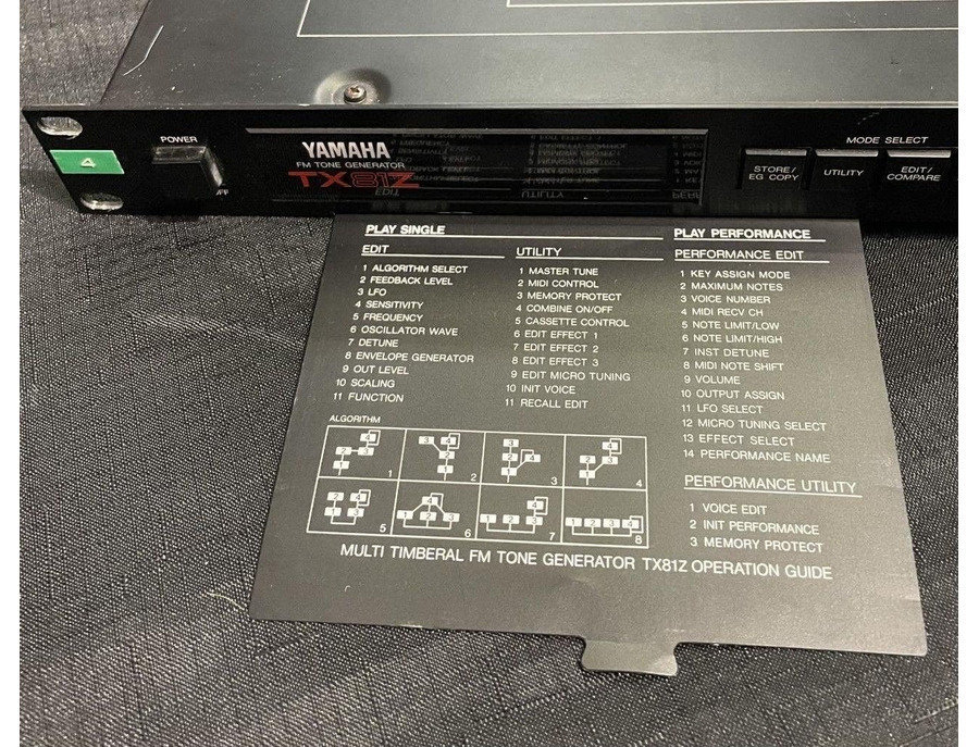 Yamaha TX81Z - What To Know & Where To Buy | Equipboard