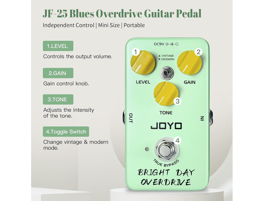 Joyo JF-25 Bright Day Overdrive - What To Know & Where To Buy | Equipboard
