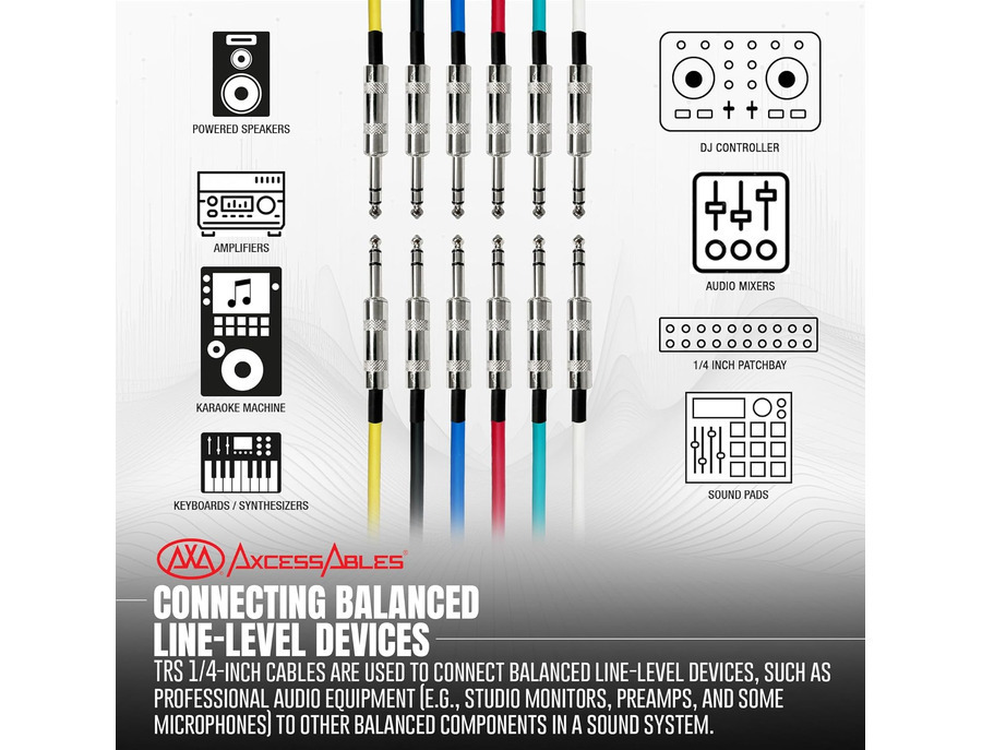 AxcessAbles TRS Balanced Patch Cables - What To Know & Where To Buy ...