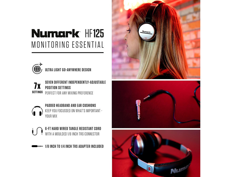 Numark HF 125 Headphones - What To Know & Where To Buy | Equipboard