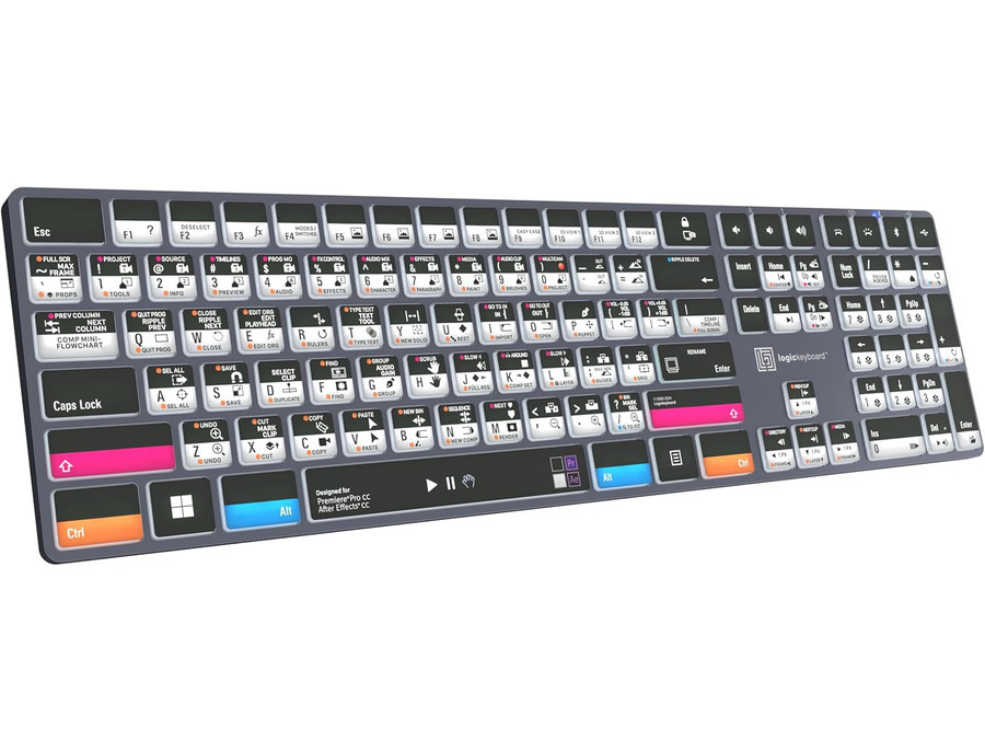 LogicKeyboard Titan Wireless Backlit Keyboard for Adobe After Effects ...