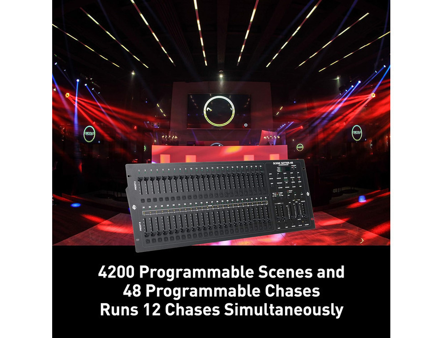 American DJ SCENE-SETTER 48-Channel DMX Lighting Contoller - What To ...