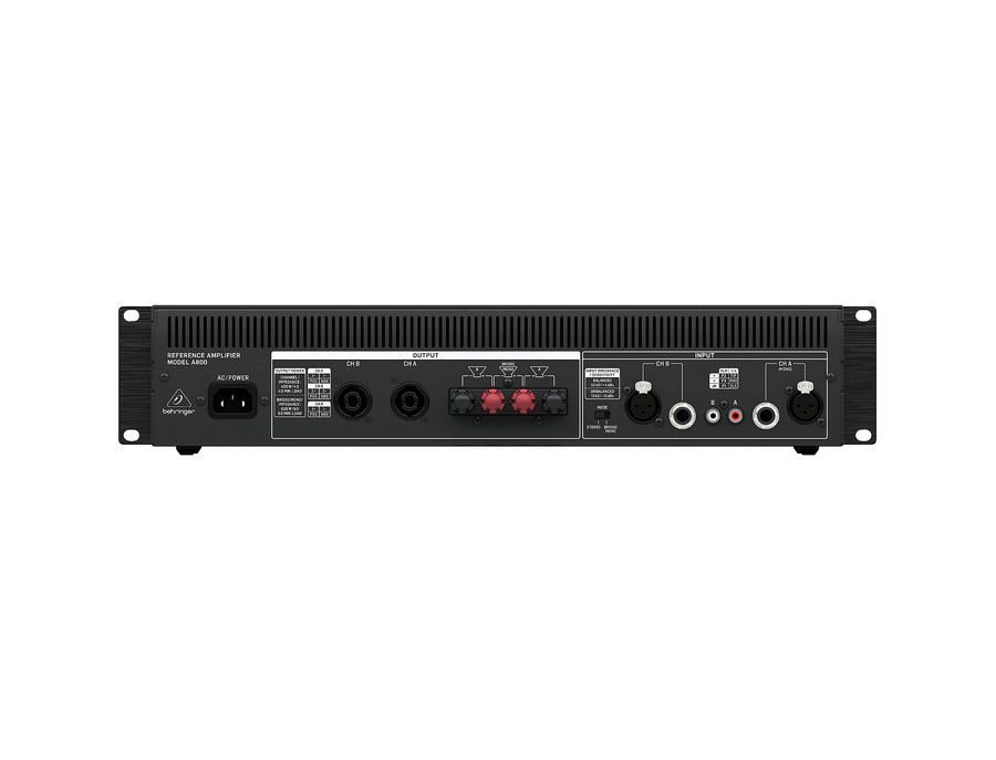 Behringer A800 2-Channel Reference Power Amplifier - What To Know ...