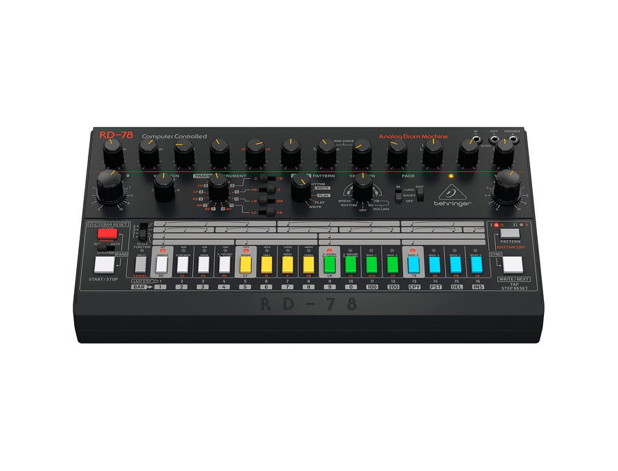 Behringer RD-78 Computer Controlled Analog Drum Machine - What To Know ...