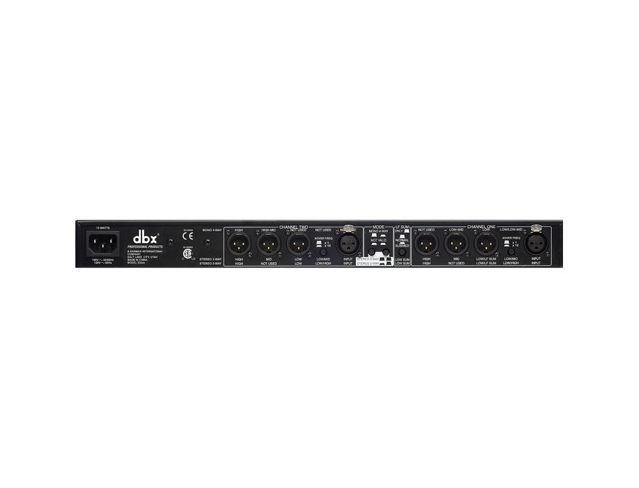 dbx 234xs XLR Stereo 2/3 Way/Mono 4-Way Crossover - What To Know ...