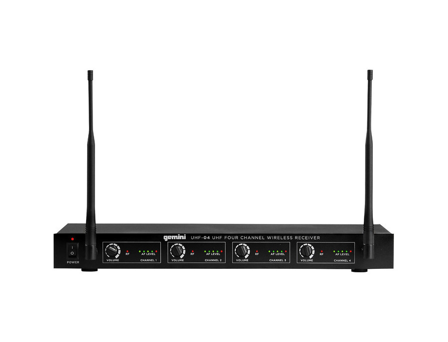 Gemini UHF-04M 4-Channel Wireless Handheld Microphone System - What To ...