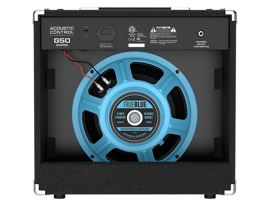 Acoustic control corporation GAMMA G50 50W 1x12 Guitar Combo Amplifier ...