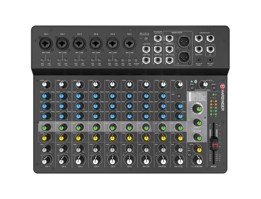 Harbinger LV14 14-Channel Mixer - What To Know & Where To Buy | Equipboard
