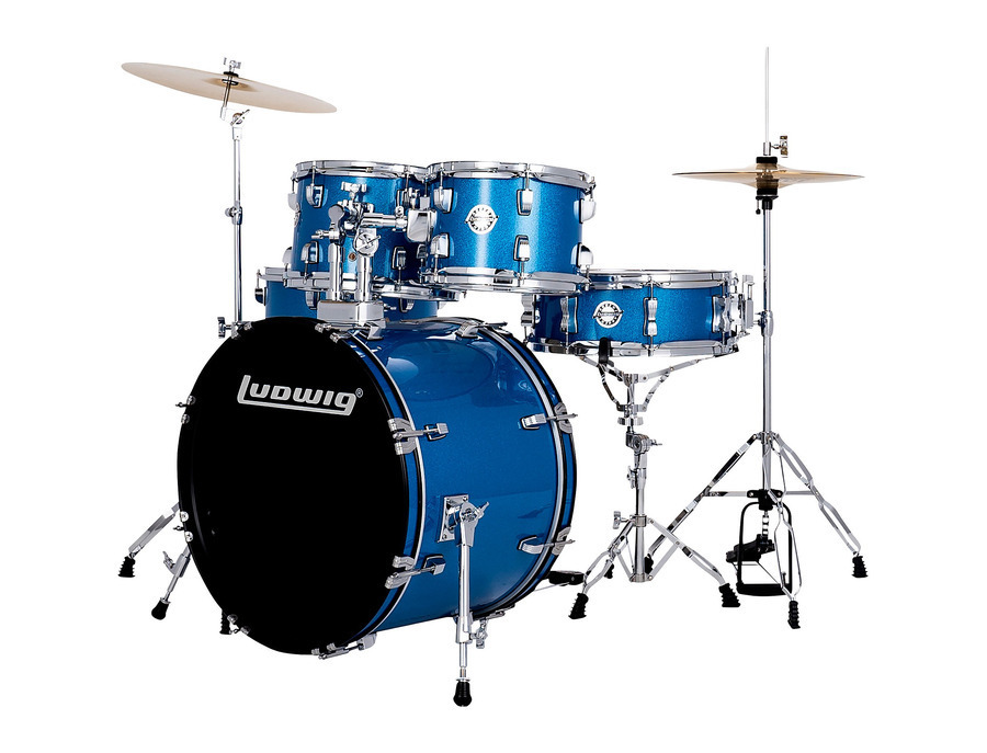 Ludwig LC190 Accent 10 / 12 / 14 / 20 / 5x14" Fuse Drum Set with ...