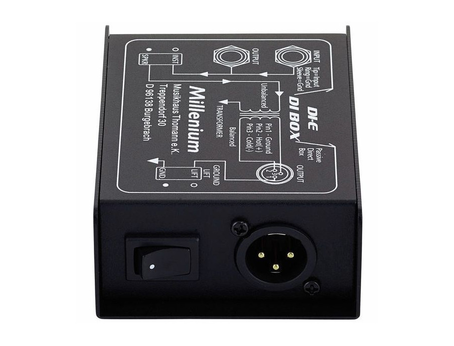 Millenium DI-E passive DI-Box - What To Know & Where To Buy | Equipboard