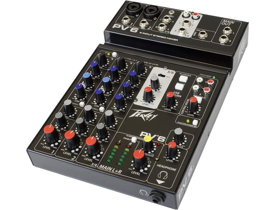 Peavey PV 6 USB Mixer - What To Know & Where To Buy | Equipboard