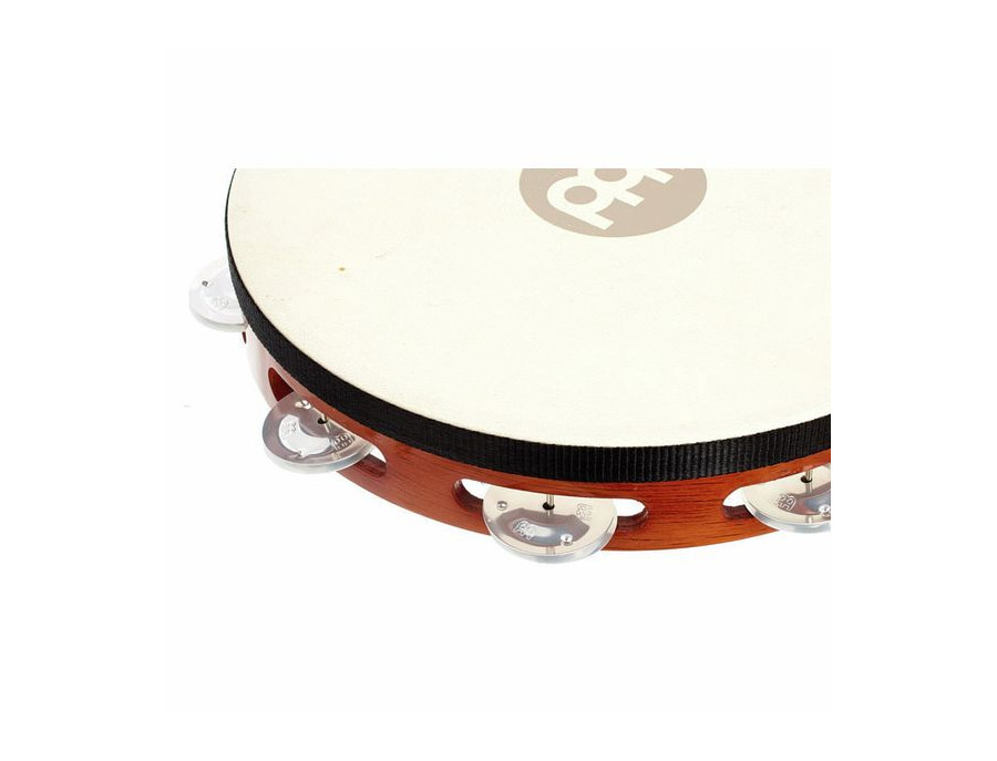 Meinl TAH1A-AB Traditional Goat-Skin Tambourine with Aluminum Jingles ...